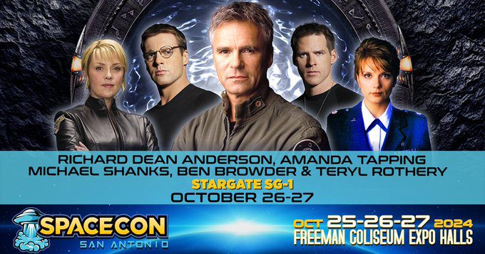Stargate Cast Dial to Spacecon San Antonio 2024 – Drop The Spotlight