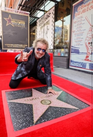 LEGENDARY ROCKER SAMMY HAGAR HONORED WITH STAR ON THE HOLLYWOOD WALK OF ...